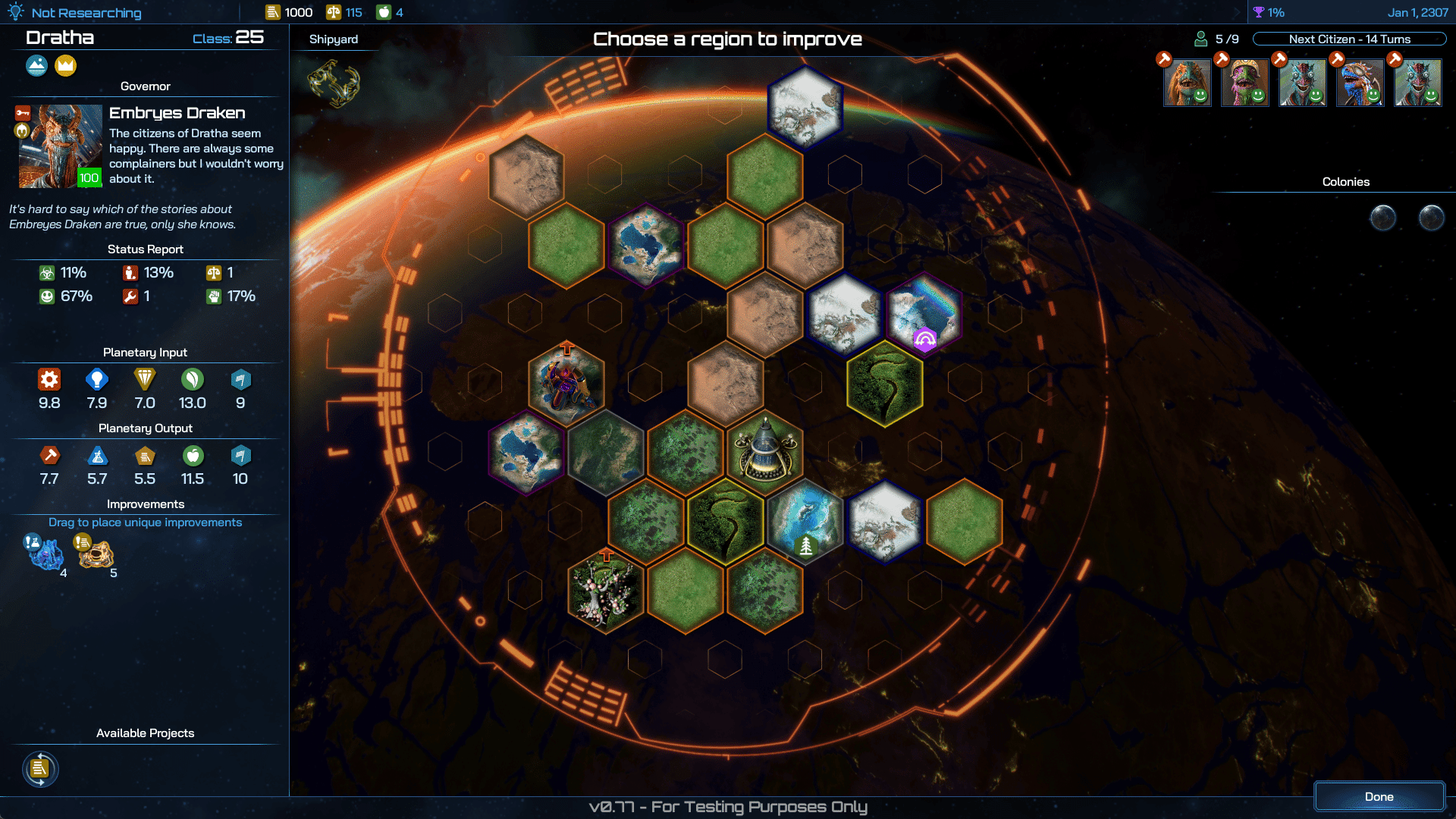 Colony-Management – eXplorminate